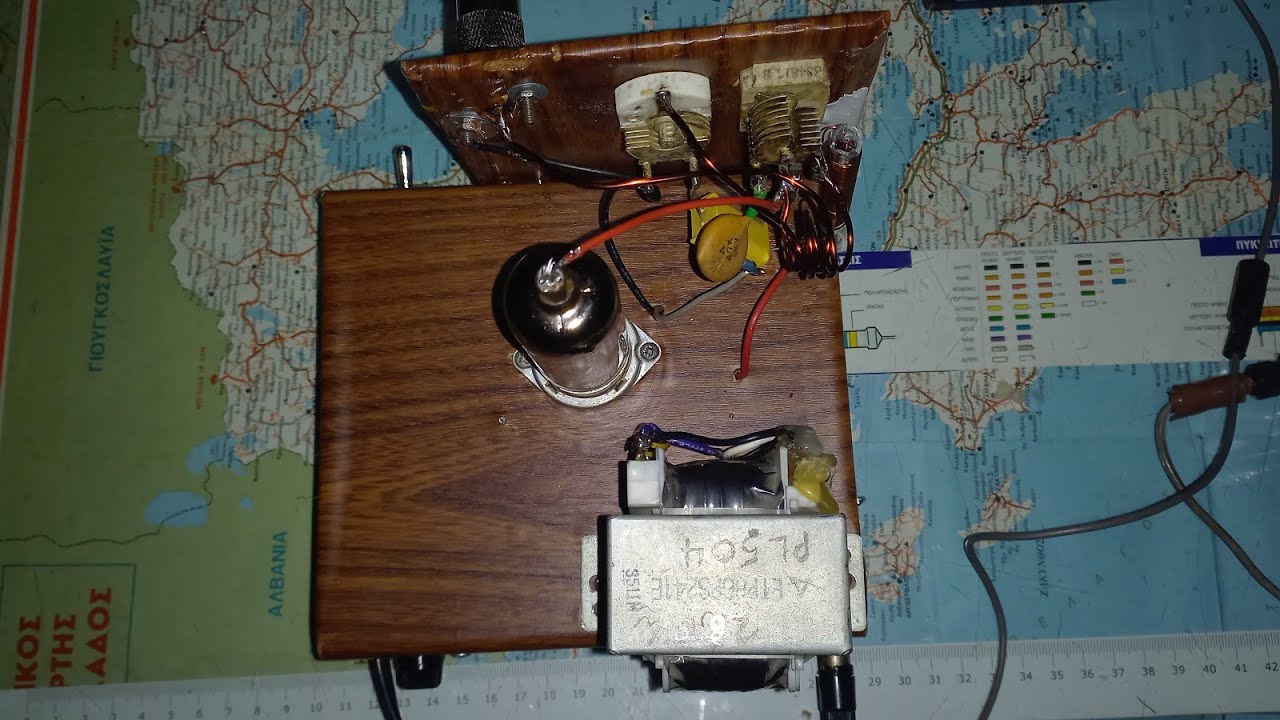 EL- PL504 tube FM 87-108MHZ transmitter - YouTube