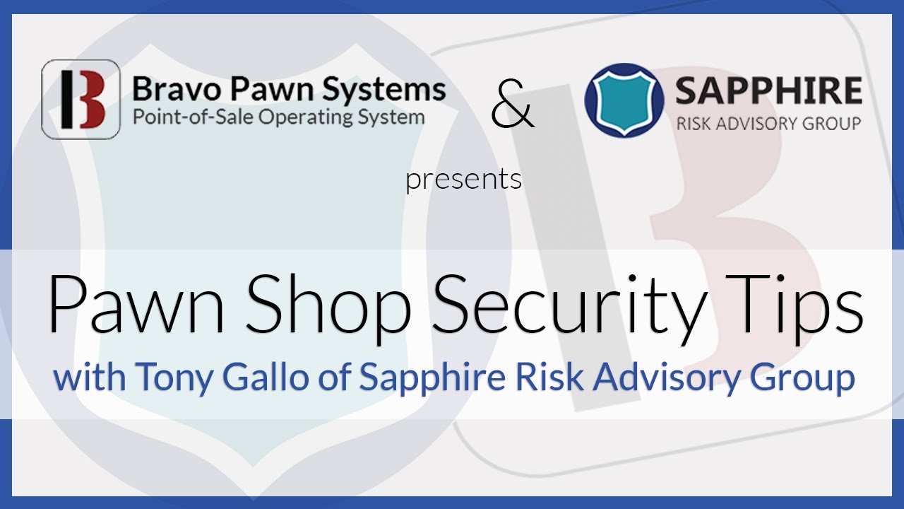 Tony Gallo Presents Pawn Shop Security Tips - YouTube