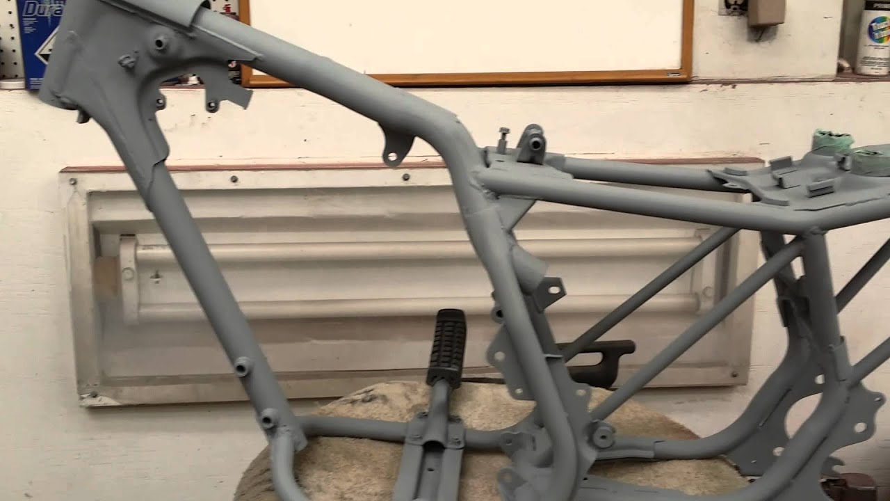 83' HONDA ATC 185s FRAME PRIMED UP 010 - YouTube