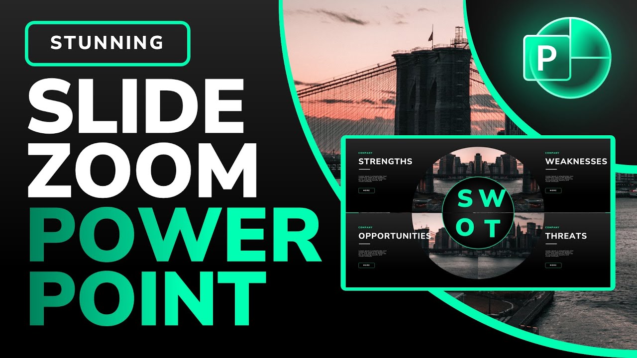STUNNING PowerPoint Slide Zoom SWOT Analysis Tutorial - YouTube