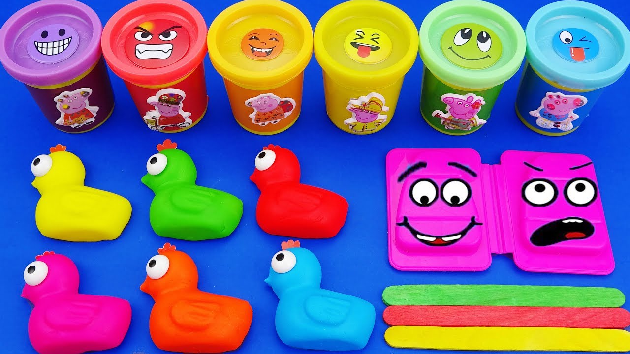 Making 3 Ice Cream out of Play Doh Chicken Disney Princess Zuru 5 ...