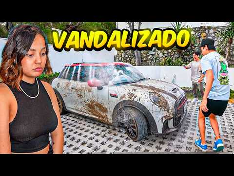 ME VANDALIZAN MI NUEVO MINI COOPER Y LE RECLAMO A YAIR17 POR TODO - Barbie Pvm