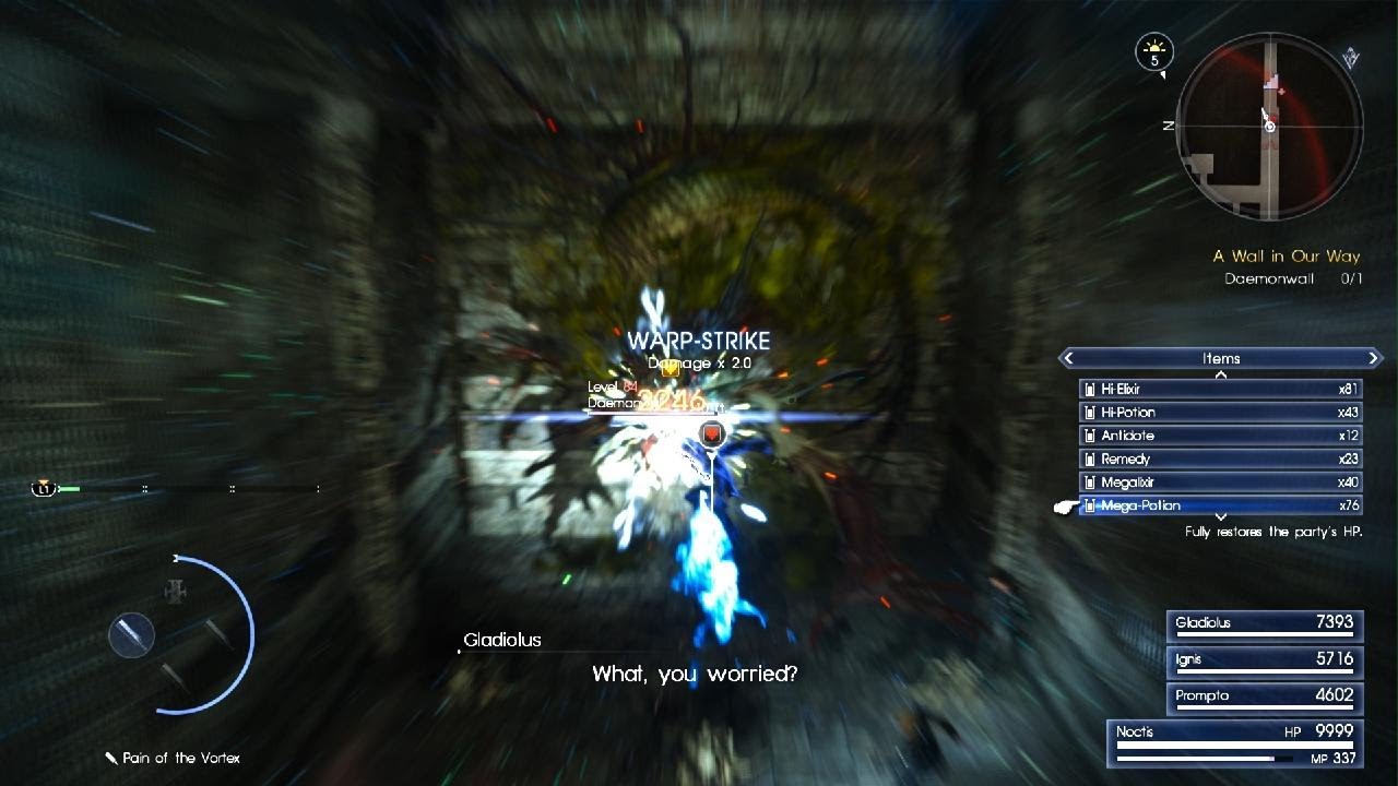 Daemonwall. Too easy. FINAL FANTASY XV - YouTube