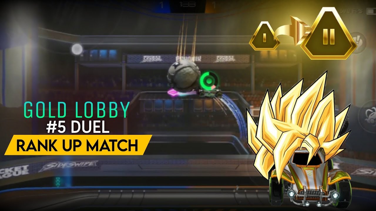 Hit Gold II (DUEL) | RANK UP MATCH #5 #rlss #rlsideswipe #lithuntman ...