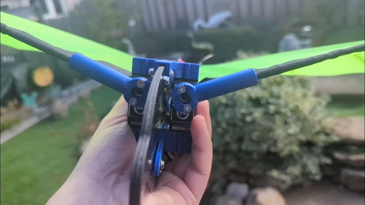 servo conversion of ornithopter. - YouTube
