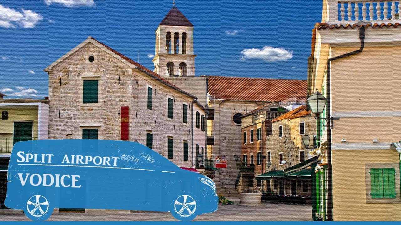 How to get from Split Airport to Vodice - YouTube