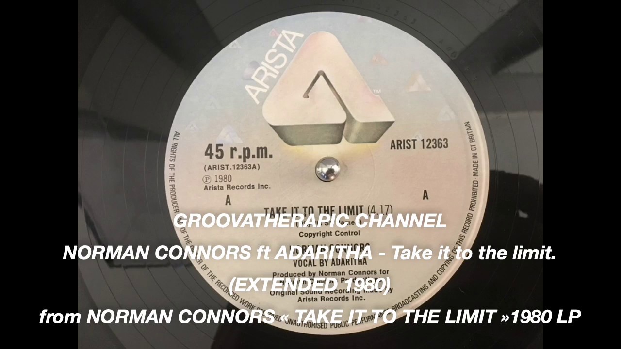 NORMAN CONORS ft ADARITHA - Take it to the limit.(EXTENDED 1980) - YouTube
