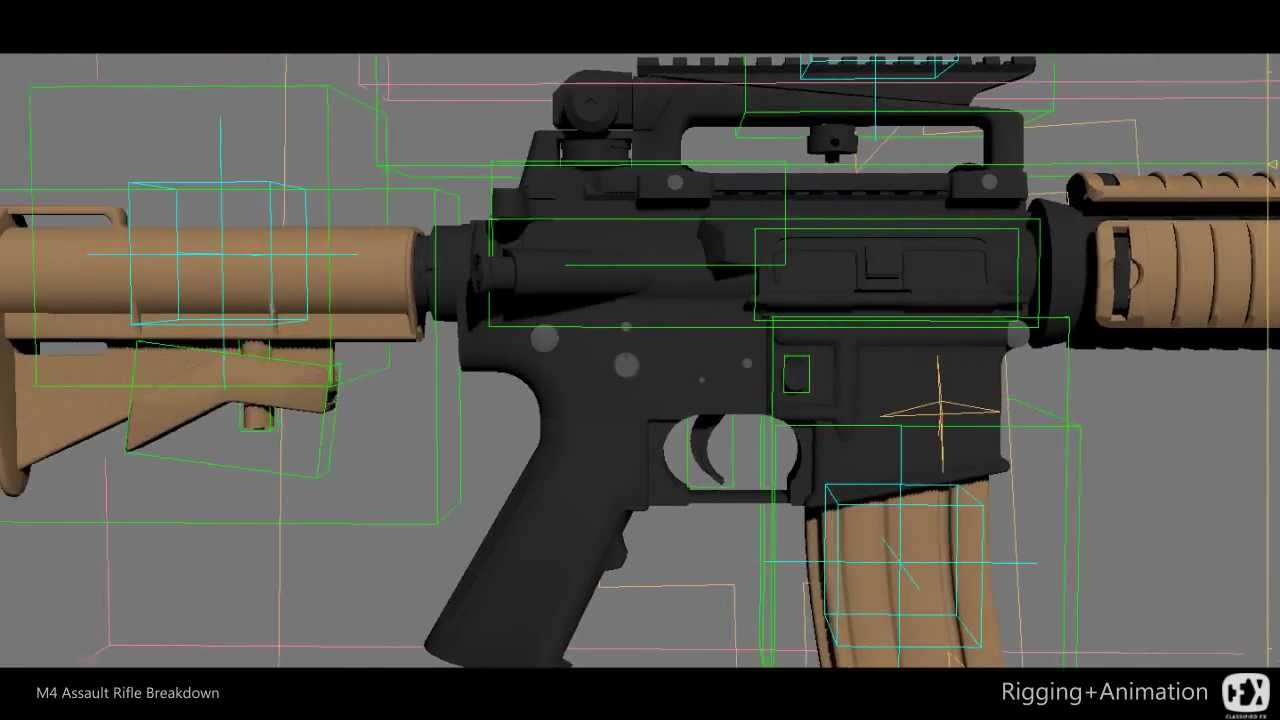 M4 Assault Rifle - Breakdown - YouTube