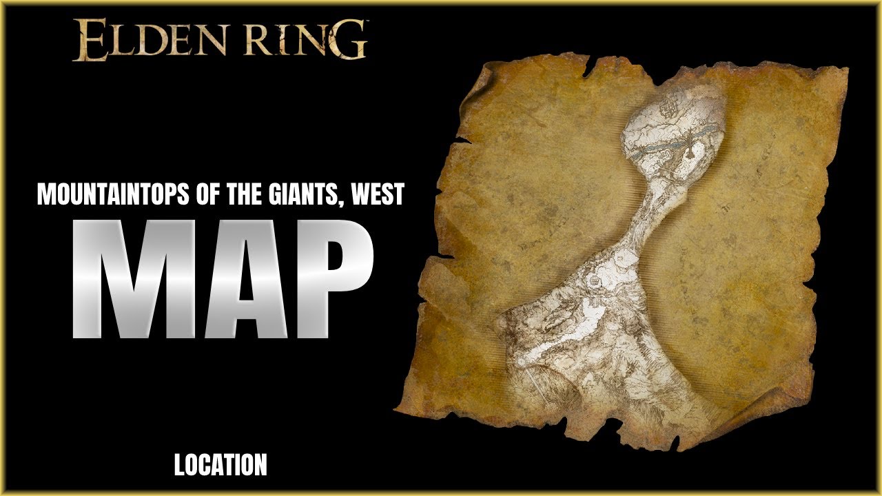 Elden Ring | Mountaintops of the Giants, West Area Map Location - YouTube
