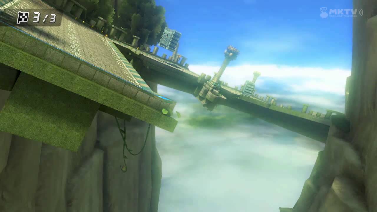 Wii U - Mario Kart 8 - Thwomp Ruins (Online, Playing As Ludwig) - YouTube