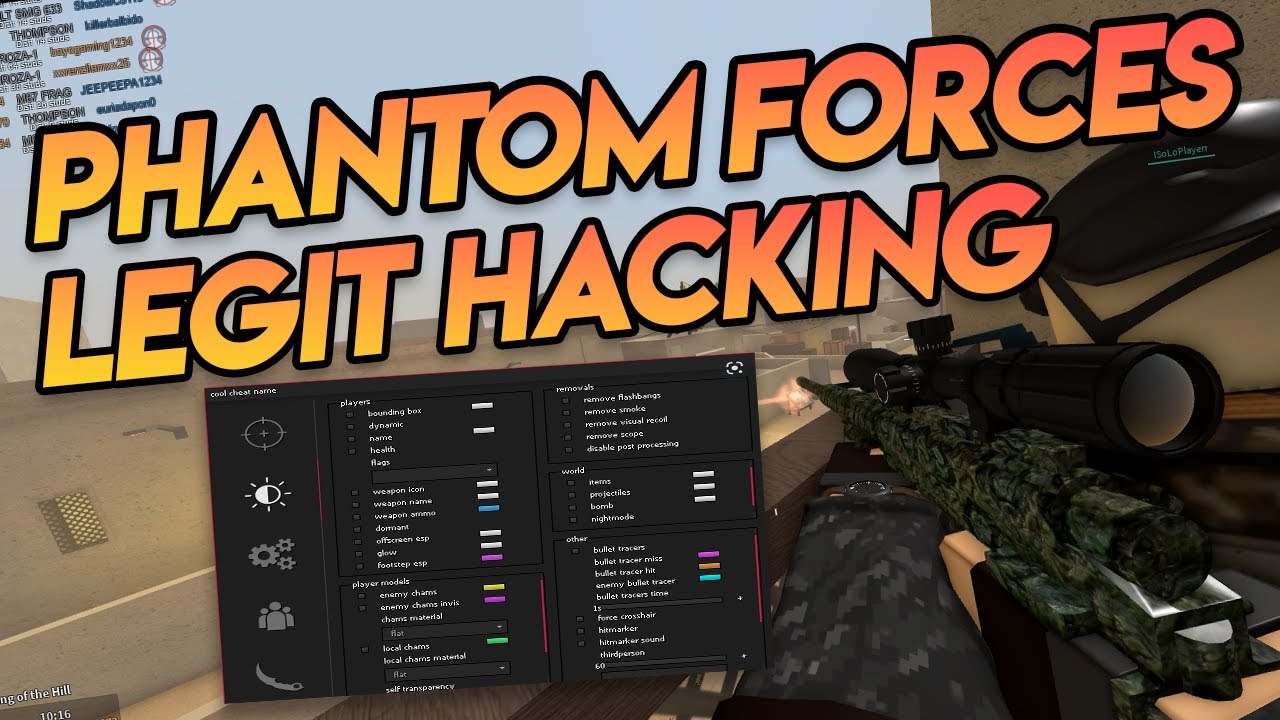 NEW STRAWHOOK UDPATE | PHANTOM FORCES LEGIT HACKING! - YouTube