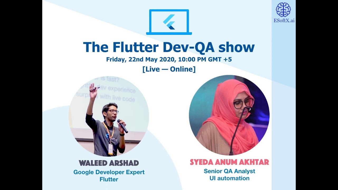 The Flutter Dev-QA Show | Flutter Weninar #2 English/Urdu By Waleed ...