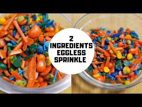 Homemade eggless sprinkle|how to make sprinkle|ultimate taste buds ...