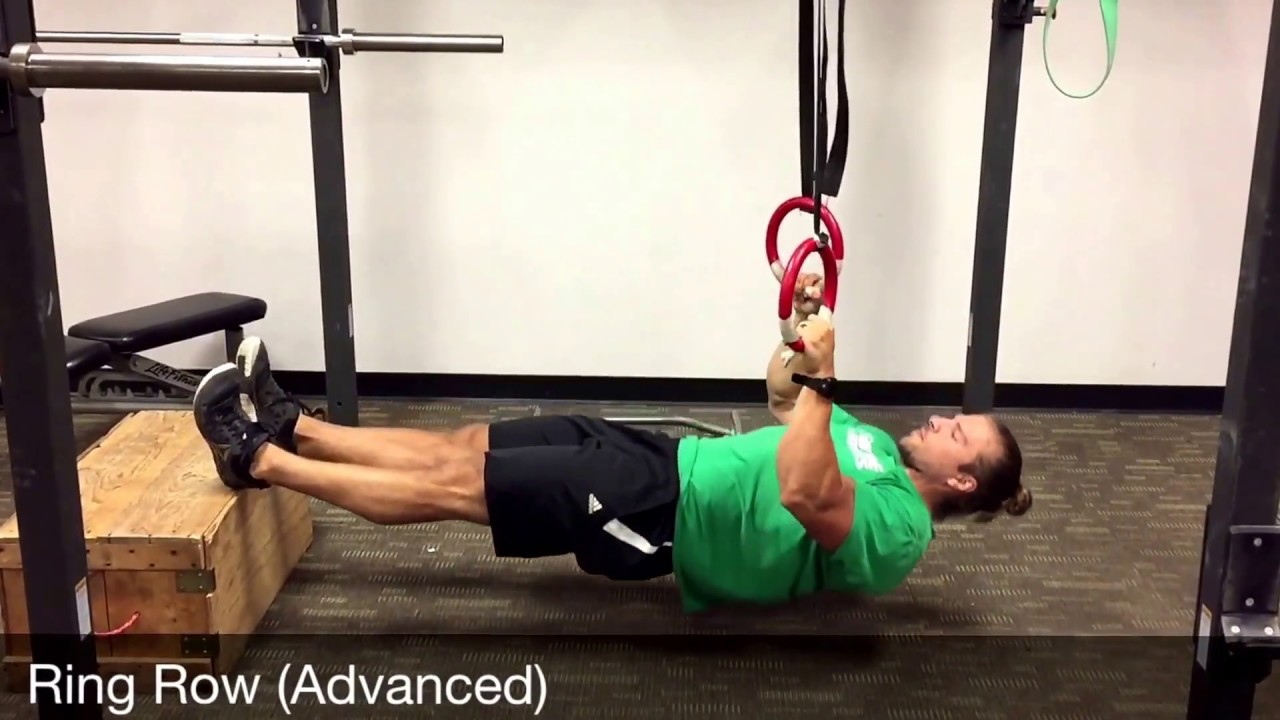 Ring Row (Advanced) - YouTube