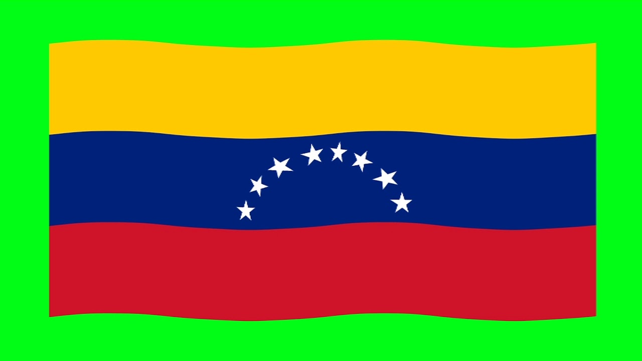 Green Screen Venezuela Flag | Green Screen Venezuela Waving Flag ...