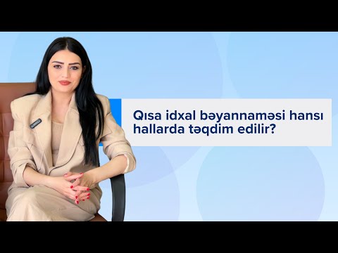 Qısa idxal bəyannaməsi nədir ? Necə yazılır ?