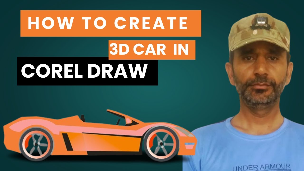 How to make 3D Car Design in Corel Draw - YouTube