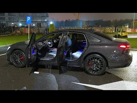 Audi A6 Sedan 2026 Night Lights Review
