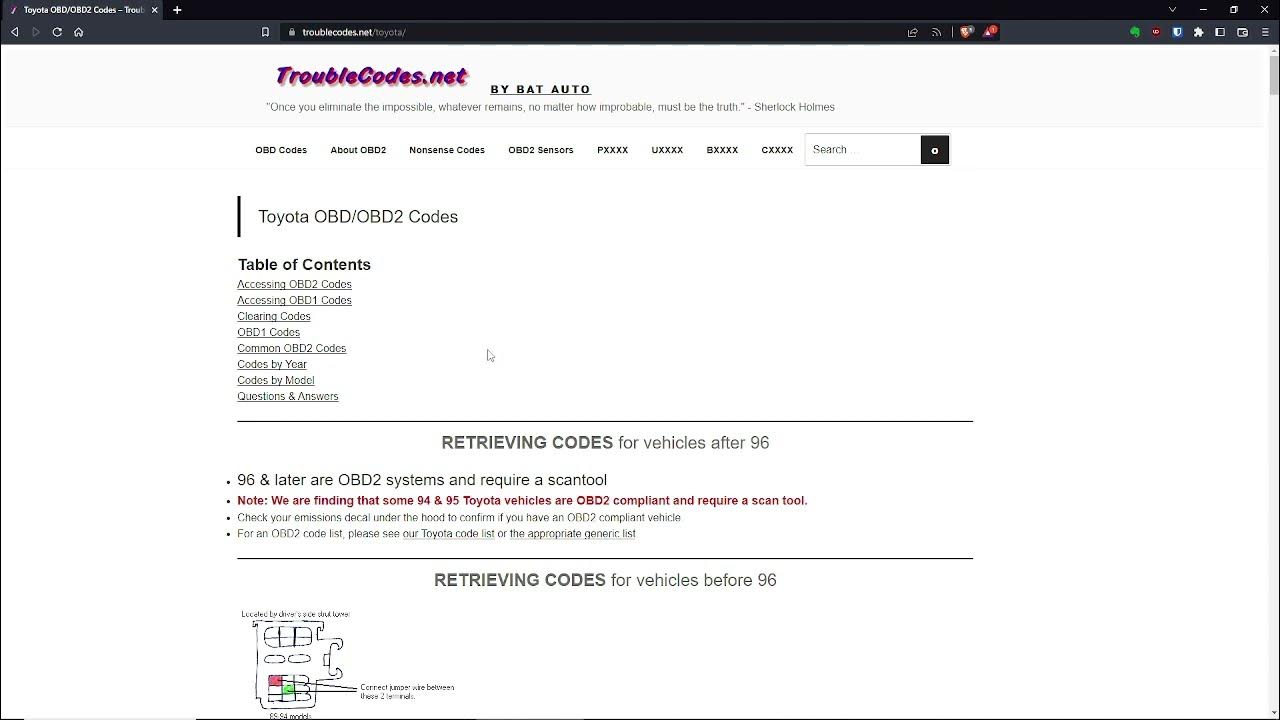 How To Check OBD1 Trouble Codes On An Early Toyota 4Runner And Truck how-to-check-obd1-trouble-codes-on-an-early-toyota-4runner-and-truck