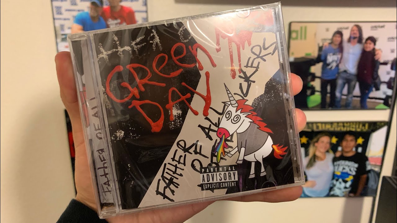 UNBOXING GREEN DAY FATHER OF ALL... CD ALBUM 2020 - YouTube