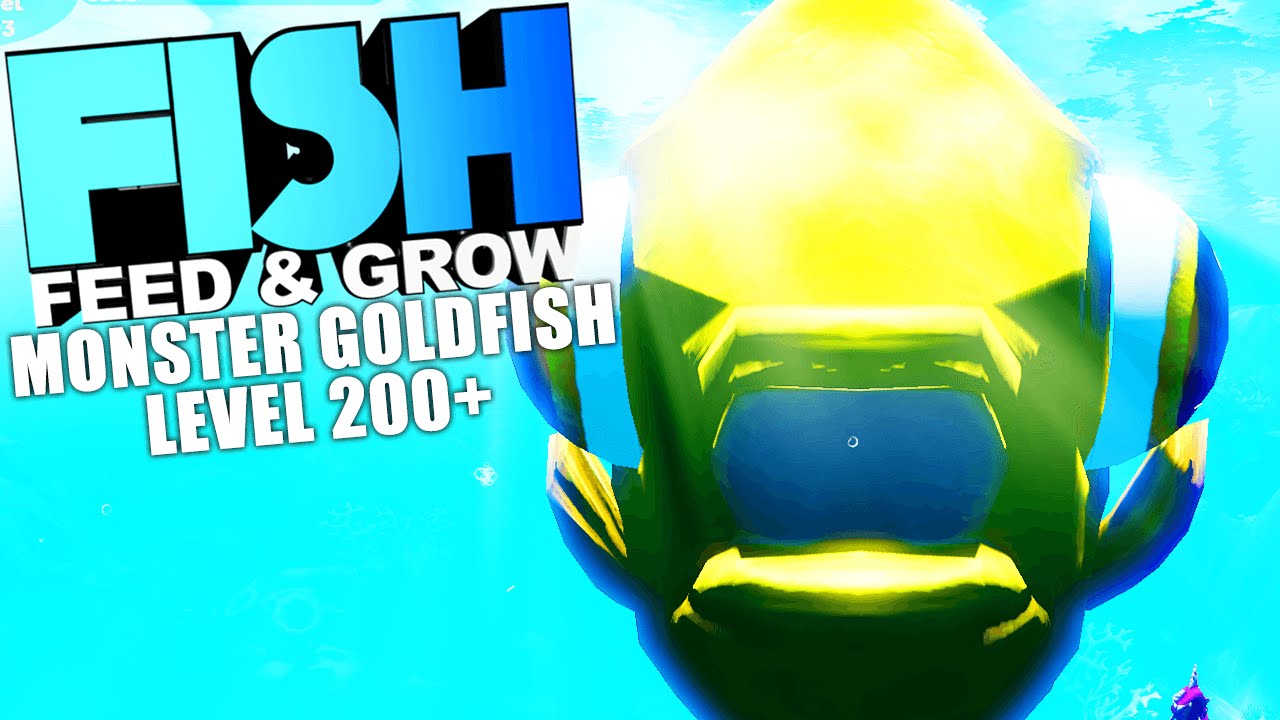 Feed And Grow Fish - LVL 200+ MONSTER GOLDFISH, BREAKING THE GAME (Fish ...
