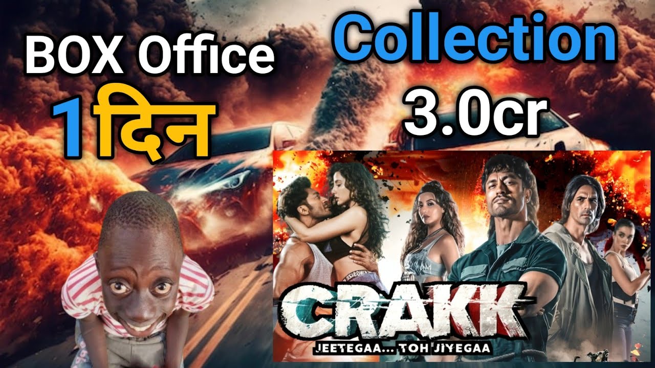 Crakk Movie Review/Crakk Movie Review 2024/Collection 3.00cr - YouTube