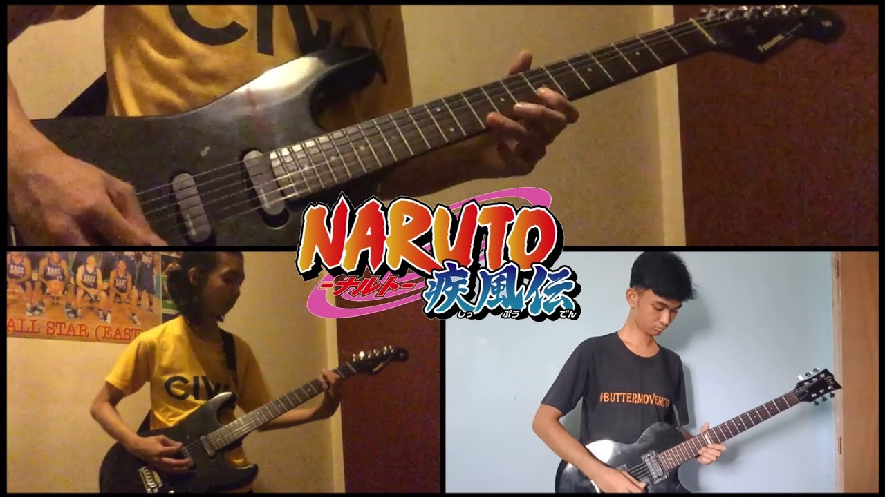 Naruto OST - The Rising Fighting Spirit | Guitar Cover [ft. Irish ...