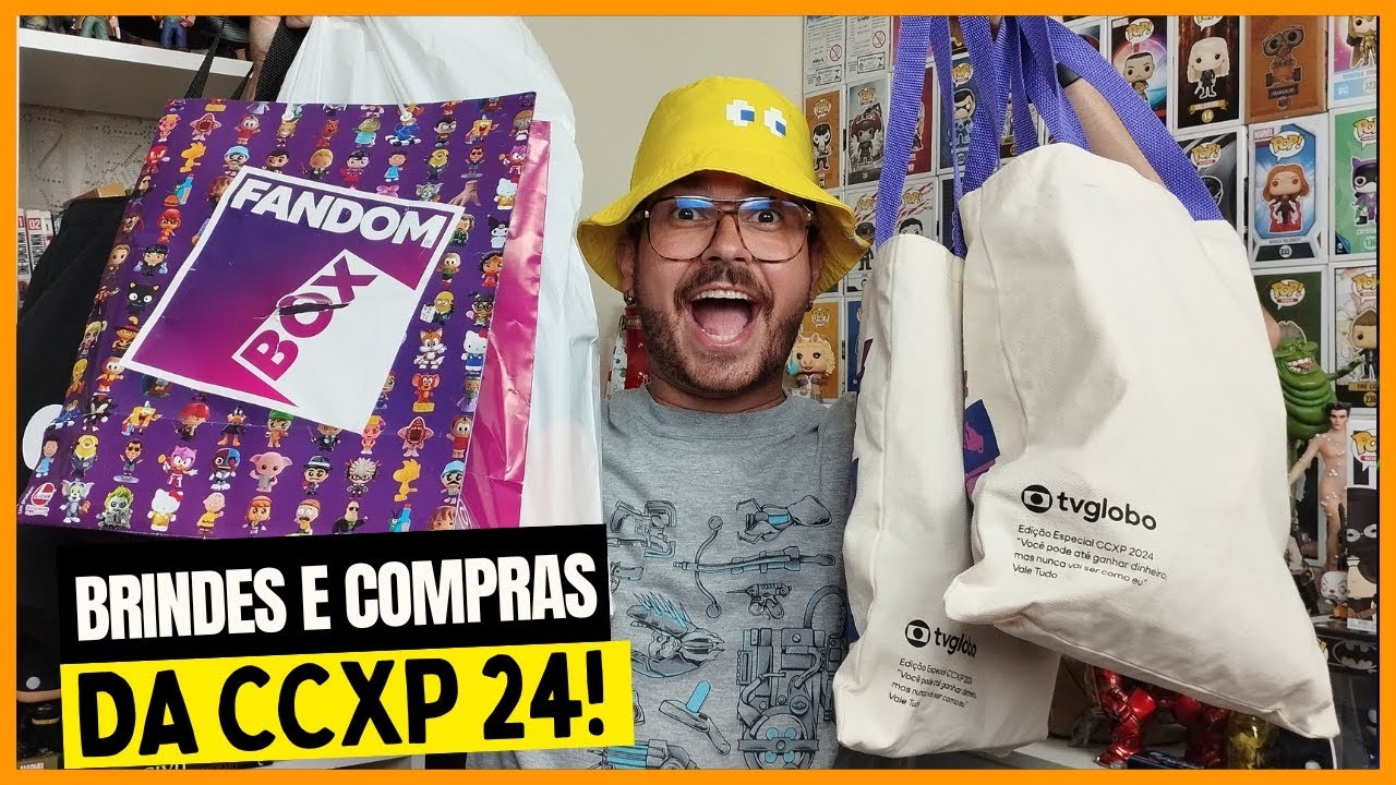 BRINDES E COMPRAS DA CCXP24! - FALANDO DE CCXP EP. 126 - YouTube