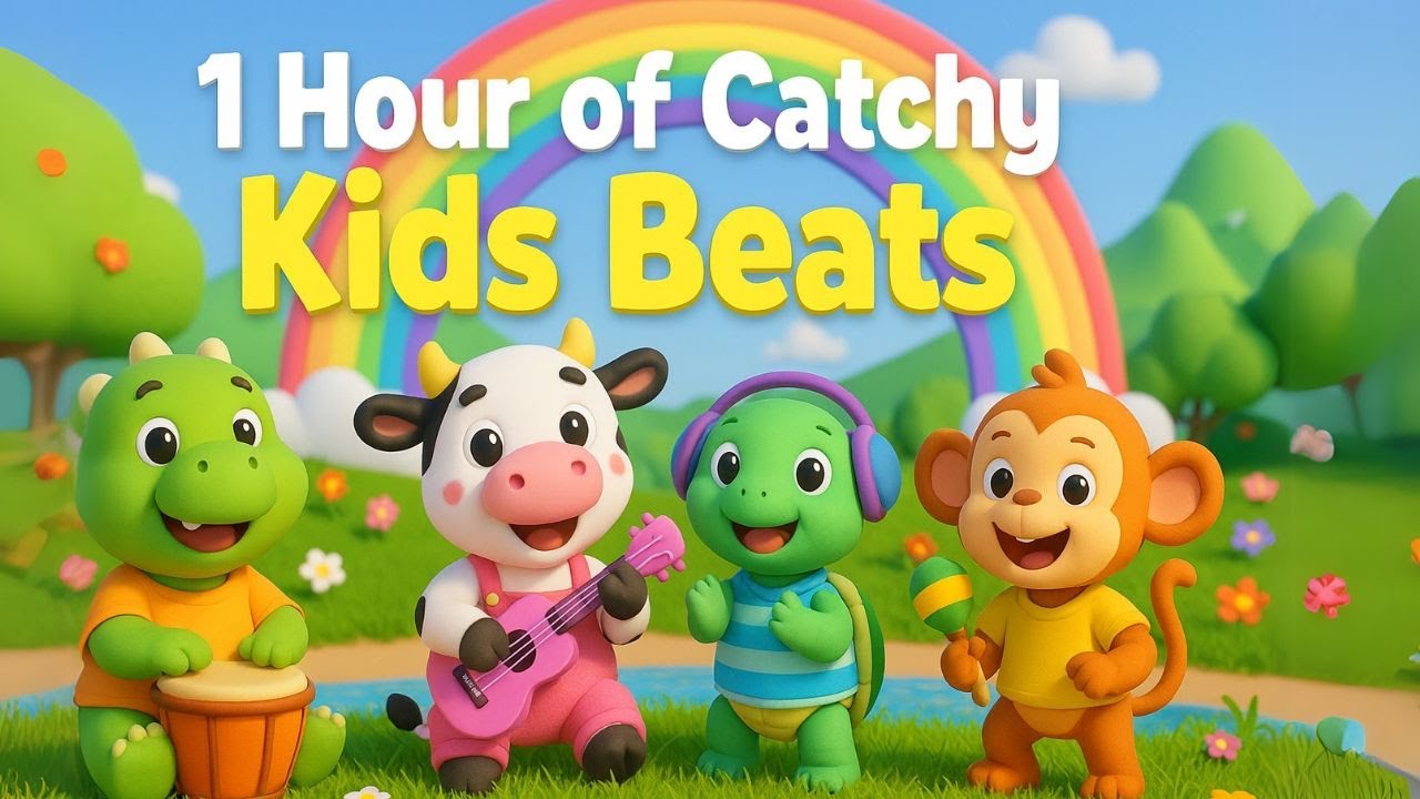 🎶 1 Hour of Catchy Kids Beats | Nonstop Fun Songs for Singing & Dancing ...
