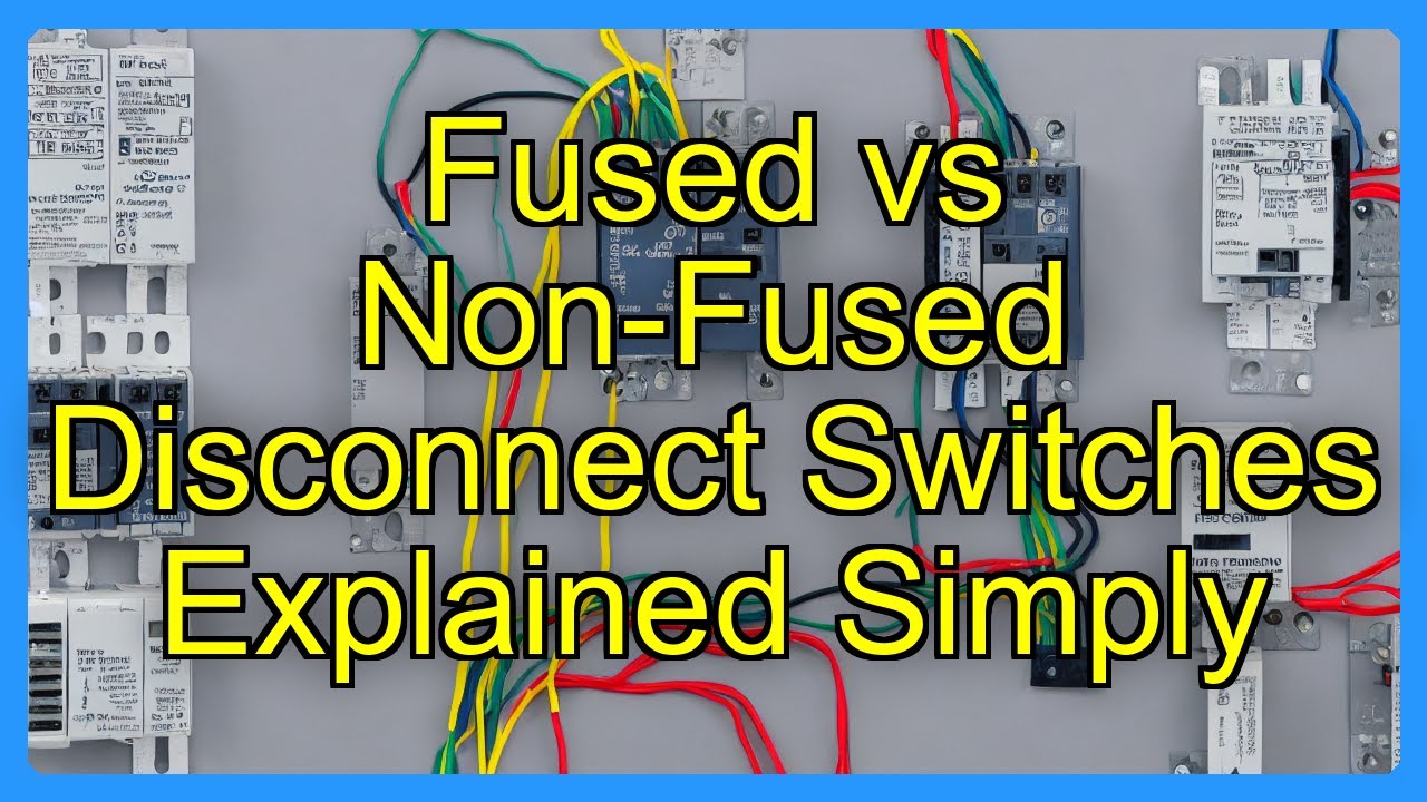 Fused vs Non-Fused Disconnect Switches Explained Simply - YouTube