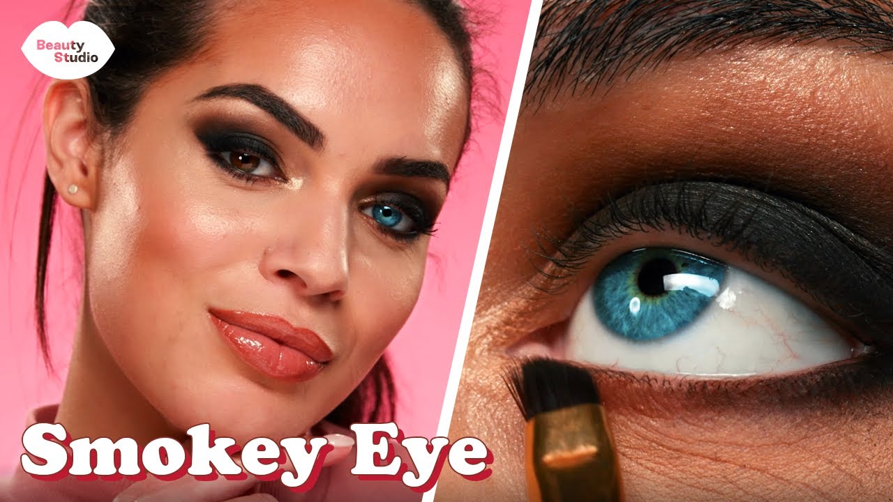 EASY Smokey Cat Eye Tutorial | All Eye Colors | Beauty Studio - YouTube