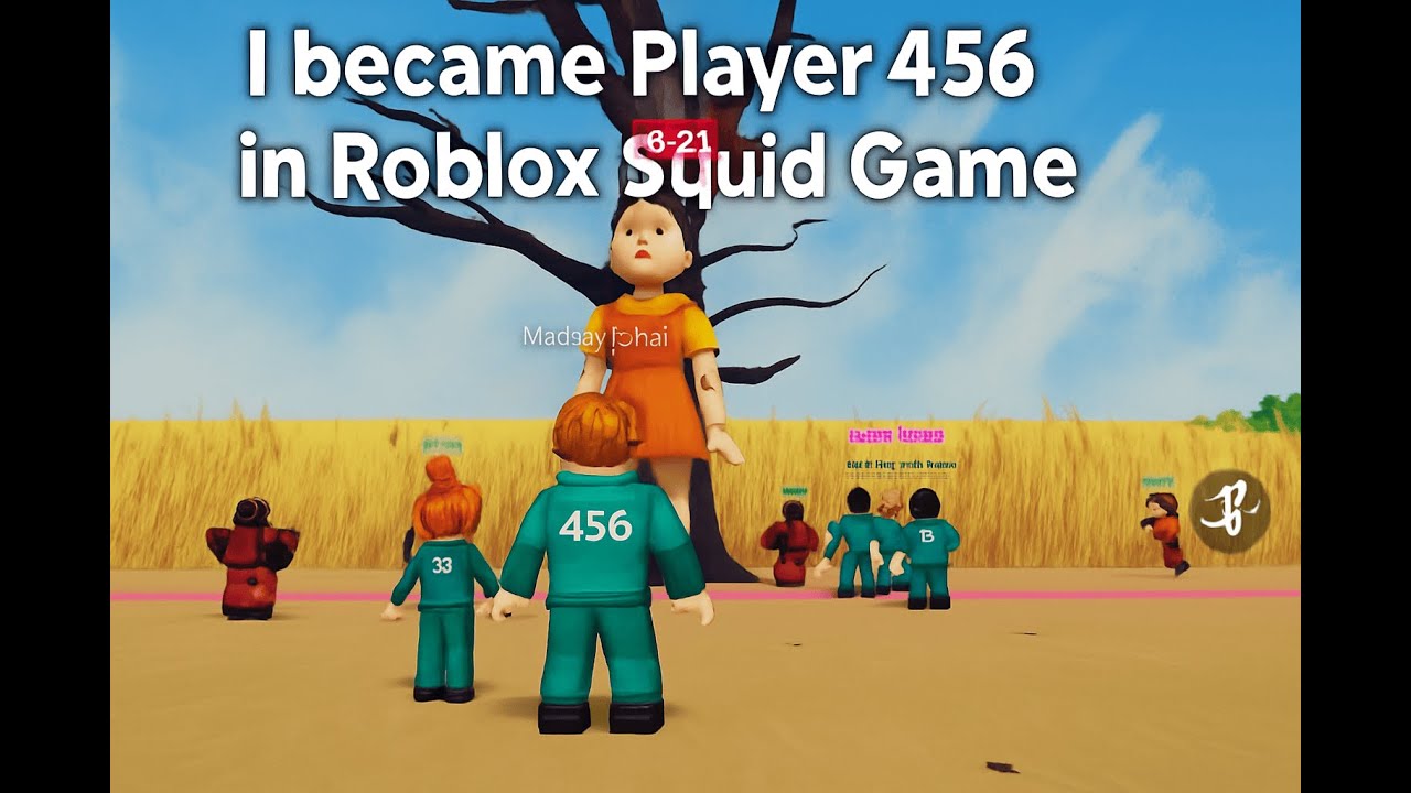I became Player 456 in Squid Games Roblox!!! Gameplay with Eddy and ...