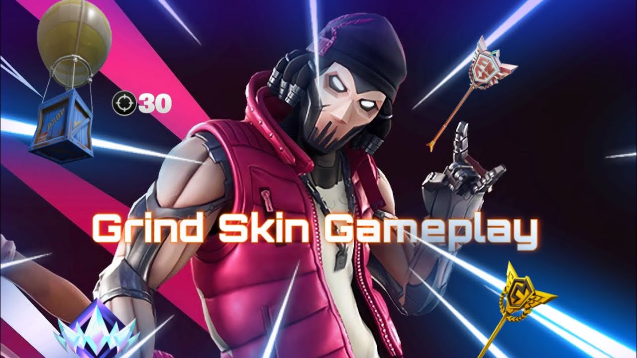 Fortnite Grind Skin Gameplay With Fncs Axe - YouTube