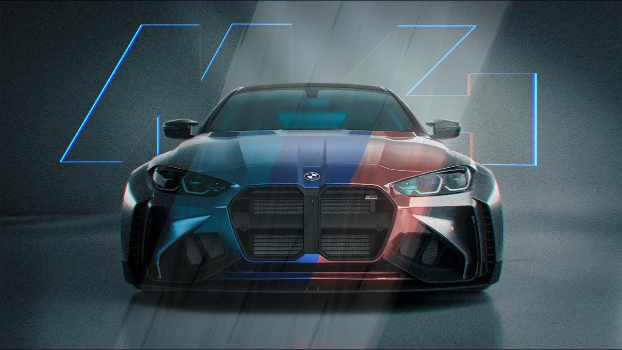 BMW M4 COMPITITION cinema 4d - YouTube