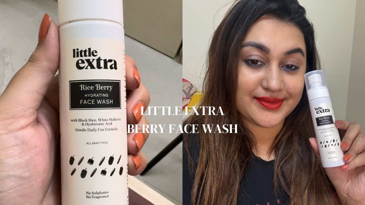 Little extra Rice Berry face Wash review - YouTube