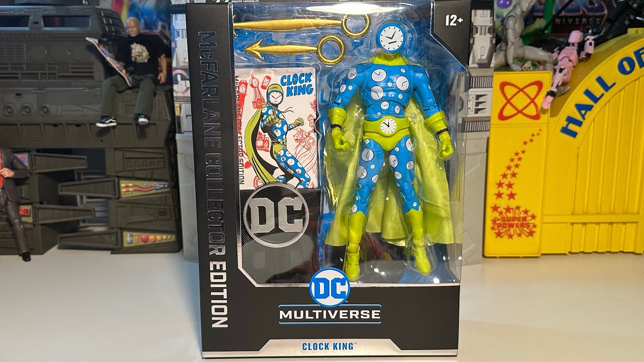 DC Multiverse Mcfarlane Collector Edition Clock King !!! - YouTube
