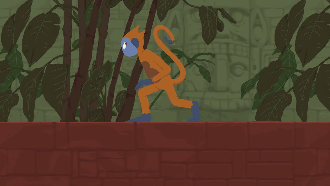 Monkey walk cycle - YouTube