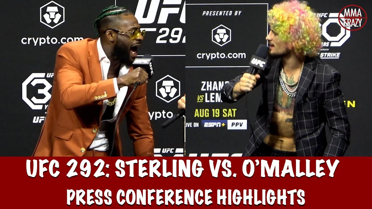 Aljamain Sterling vs. Sean O'Malley Press Conference Highlights UFC 292 ...