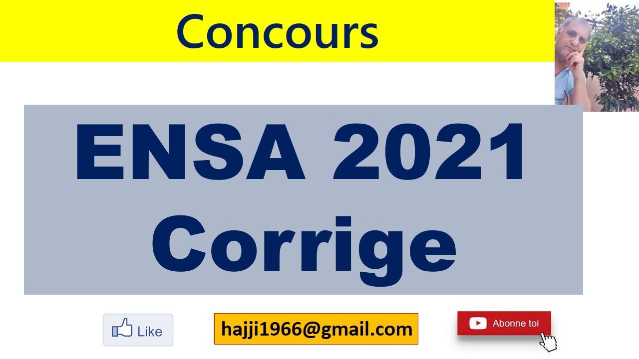 Corrige ENSA 2021 : physique - YouTube