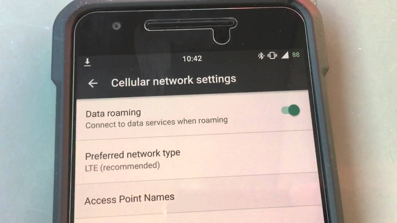 Nexus 6p LTE bug on 6.0.1 - YouTube