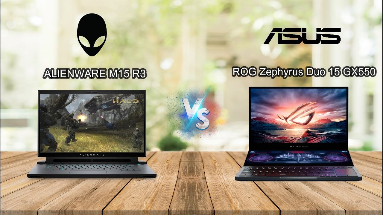 Alienware M15 R3 vs Asus ROG Zephyrus Duo 15 GX550 specs | Tough ...