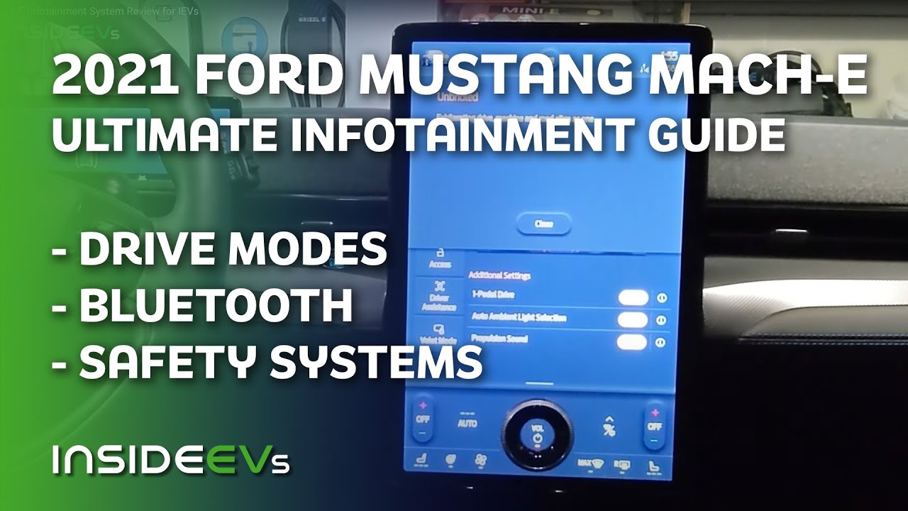 Ford Mach E Infotainment System Review for IEVs - YouTube