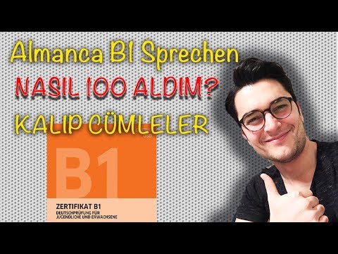 ALMANCA KONUŞMA SINAVI TÜYOLAR (B1 Goethe Sınavı)