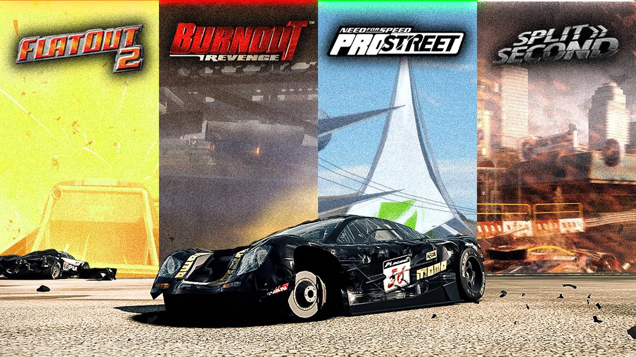 CRASH PHYSICS in Golden Racing Games - YouTube