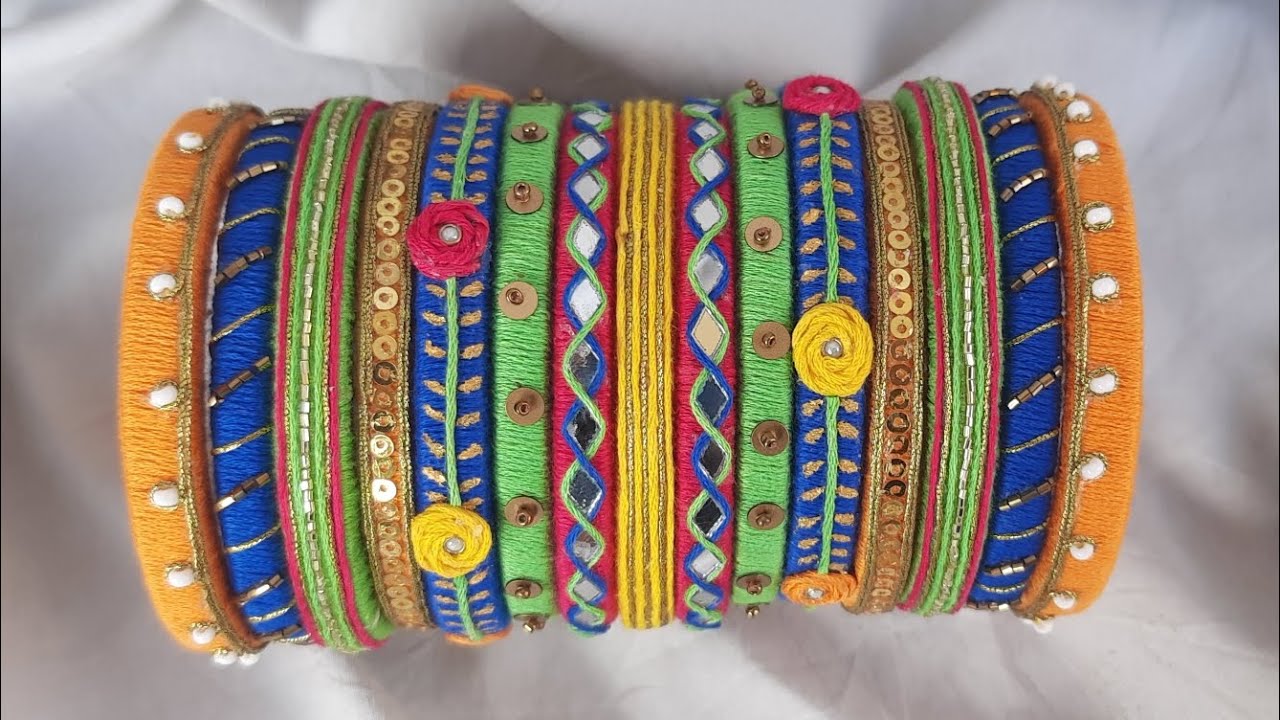 How to design bangles set according to your outfit | Handmade bangles ...