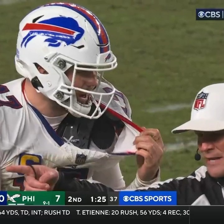 Refs Miss Haason Reddick Horse Collar Tackle On Josh Allen Buffalo ...