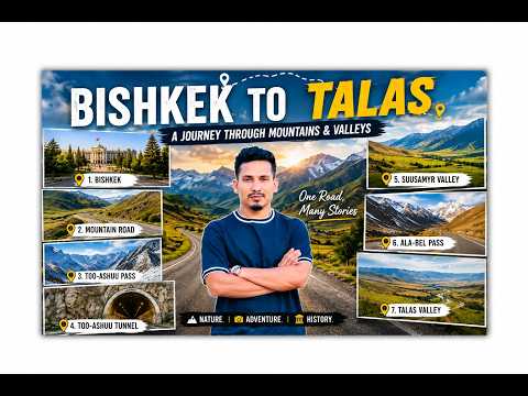 Bishkek → Talas 🇰🇬 | One Road, Many Stories 🏔️🚗