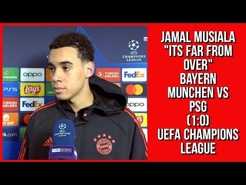 JAMAL MUSIALA POST MATCH INTERVIEW VS PSG UCL 2023 - YouTube