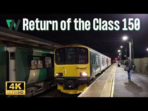 Return of the Class 150s on the Marston Vale line - YouTube
