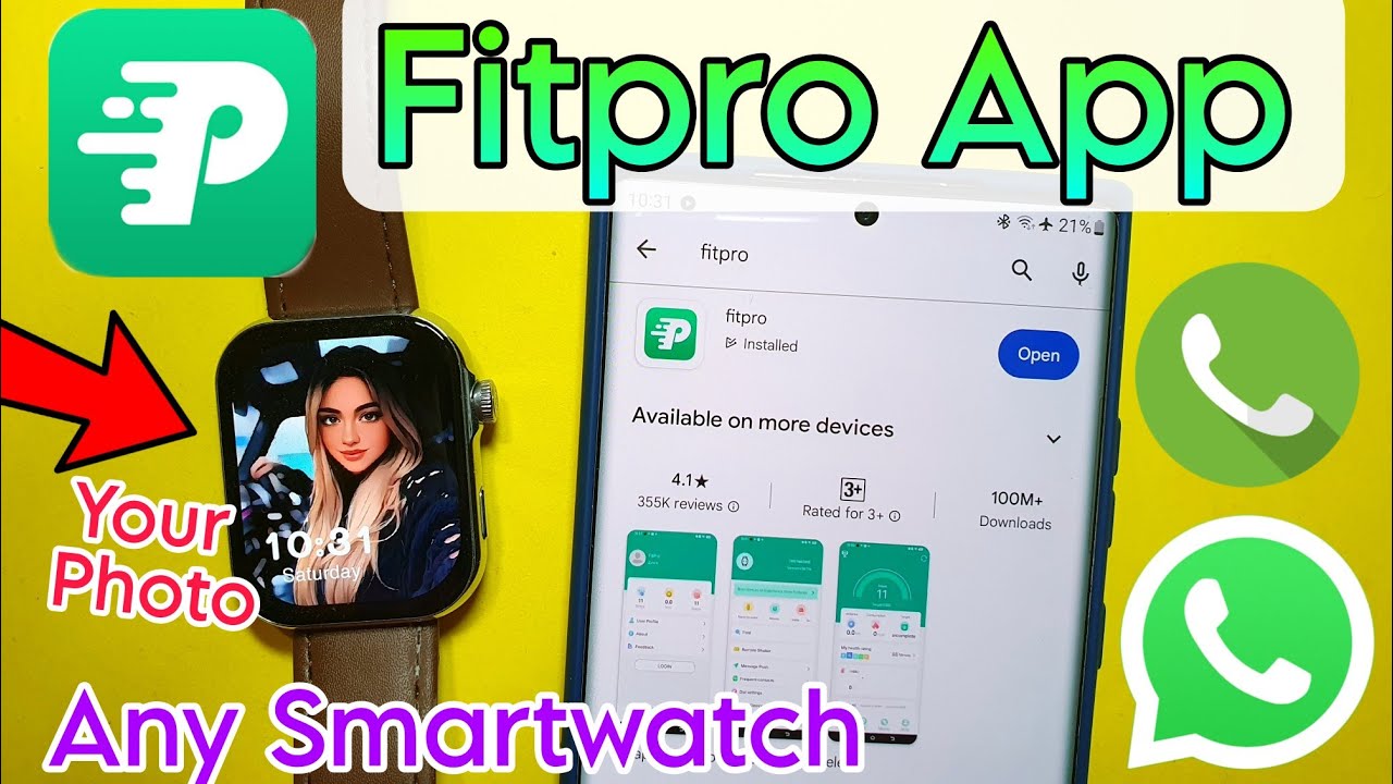Fitpro app Connect To Phone | Fitpro app se watch kaise Connect Kare ...